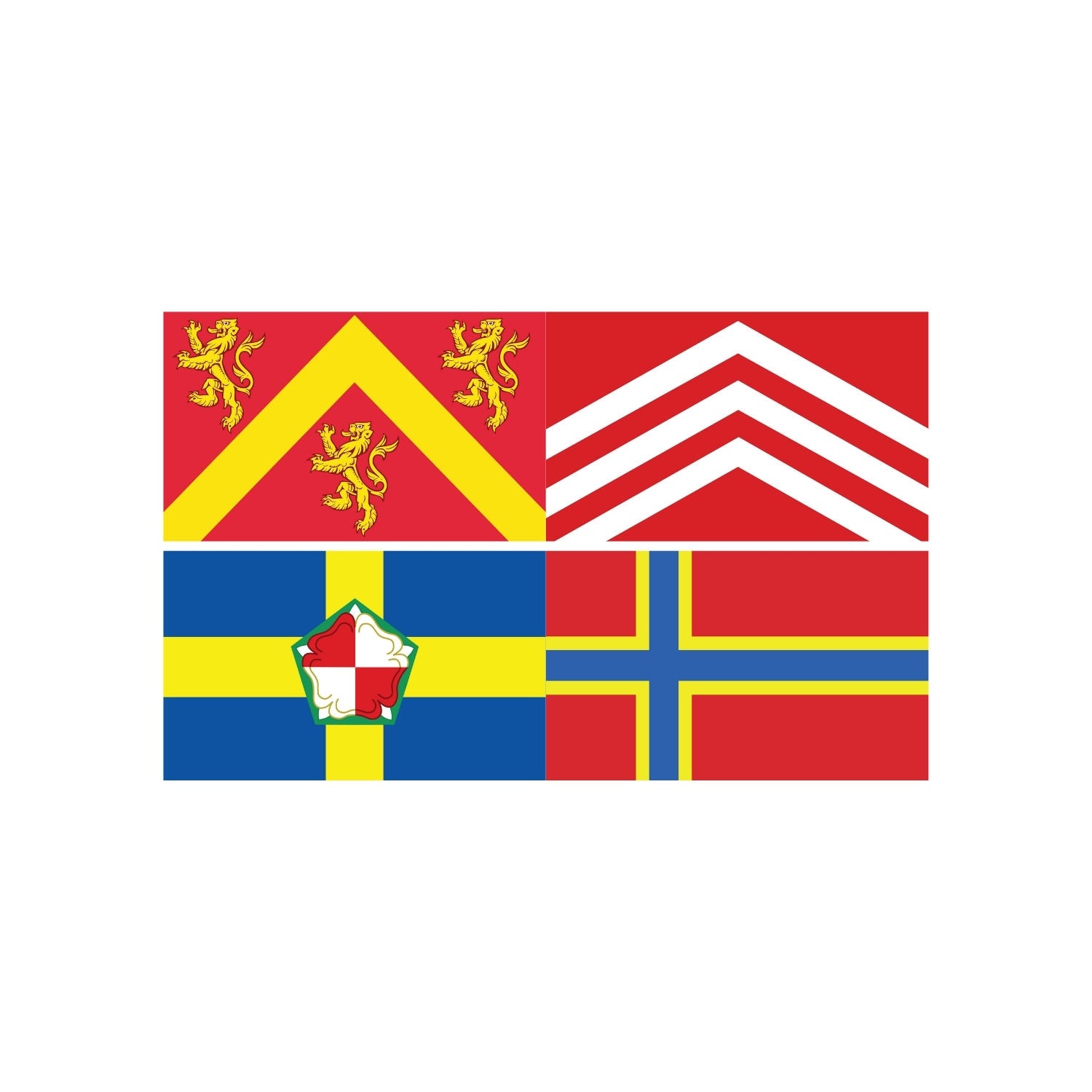 Welsh County Flags – The Easy Flags